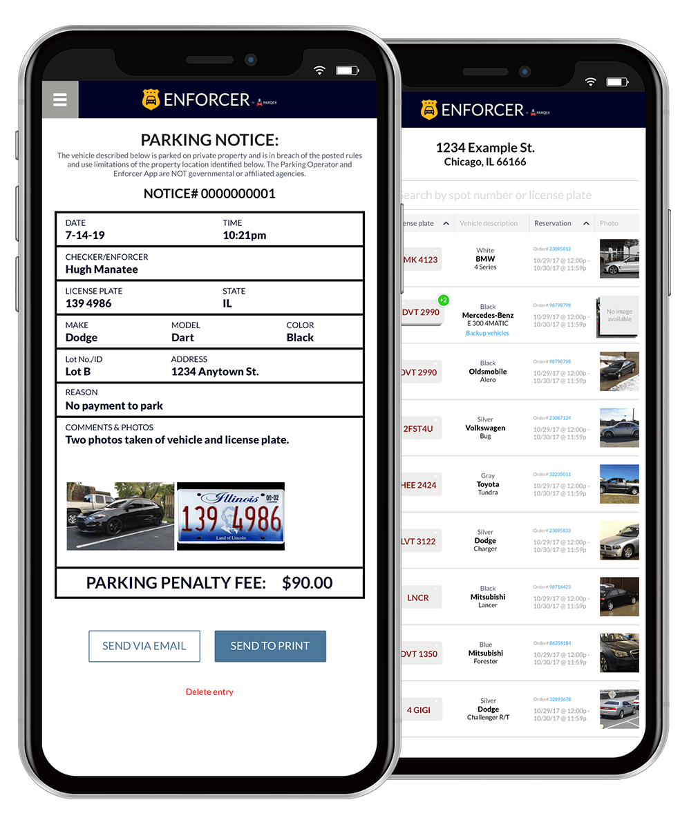 Enforcer App | Parking Enforcement Solution by ParqEx