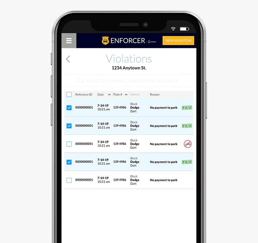 Enforcer App | Parking Enforcement Solution by ParqEx