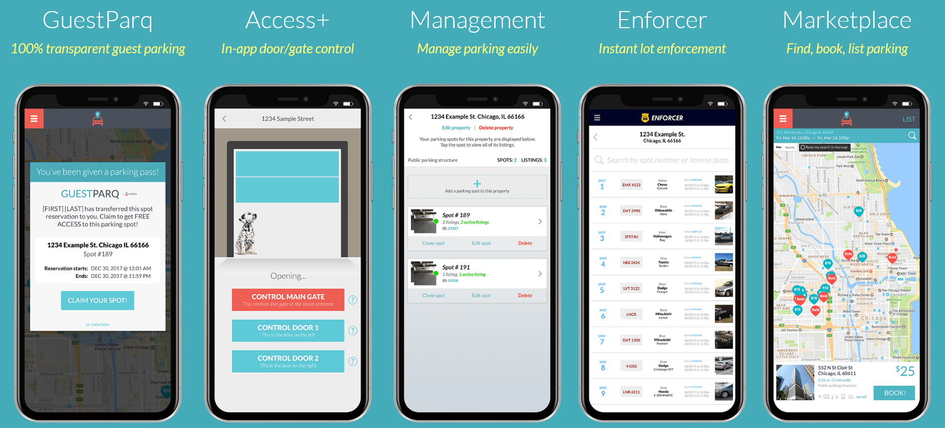 Full Suite of ParqEx Products - The SMART Parking Platform