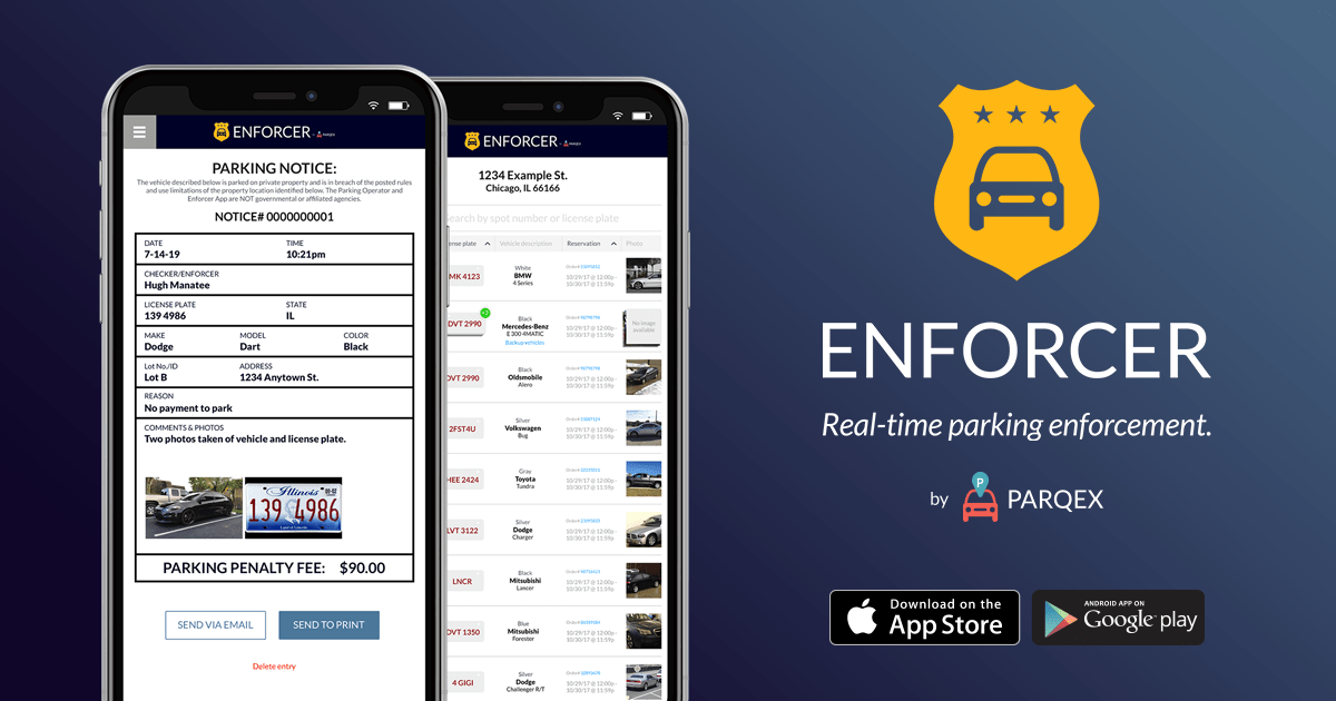 Enforcer App | Parking Enforcement Solution by ParqEx